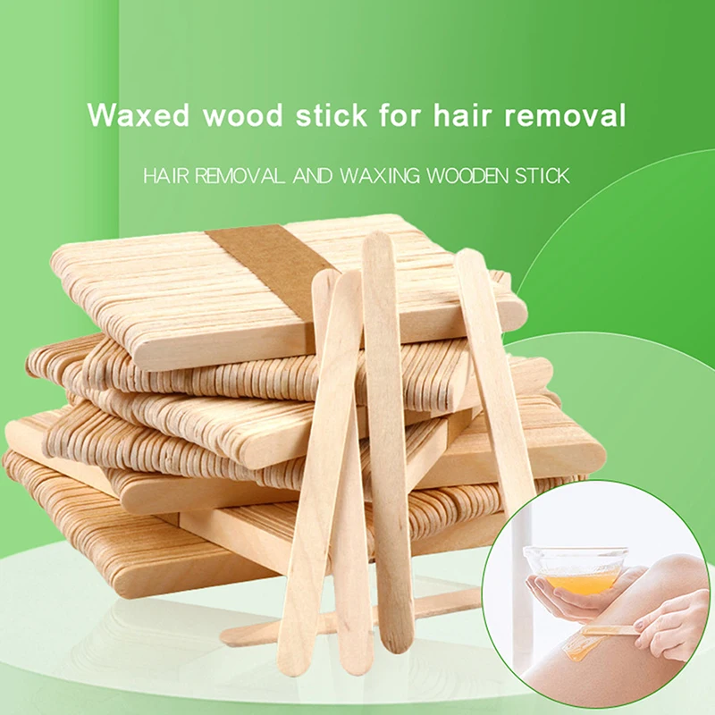 50pcs-pack-Disposable-Wooden-Waxing-Stick-Face-Eyebrows-Nose-Body-Hair ...