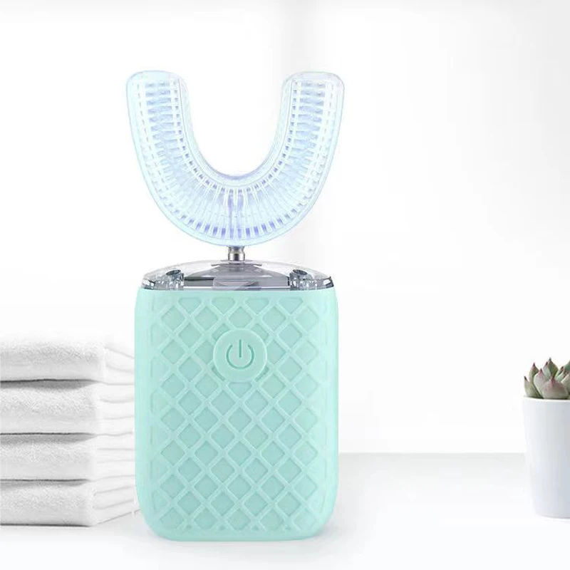 360-Automatic-Electric-Toothbrush-U-Shaped-Rechargeable-for-Adults-Kids ...