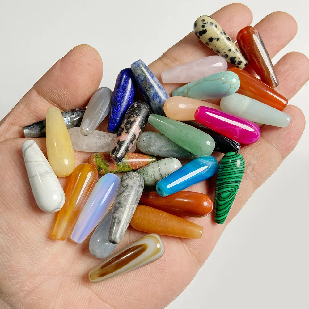 Tear-Water-Drop-Shape-Beads-Natural-Stone-Howlite-Agates-Opal-Beads-For ...