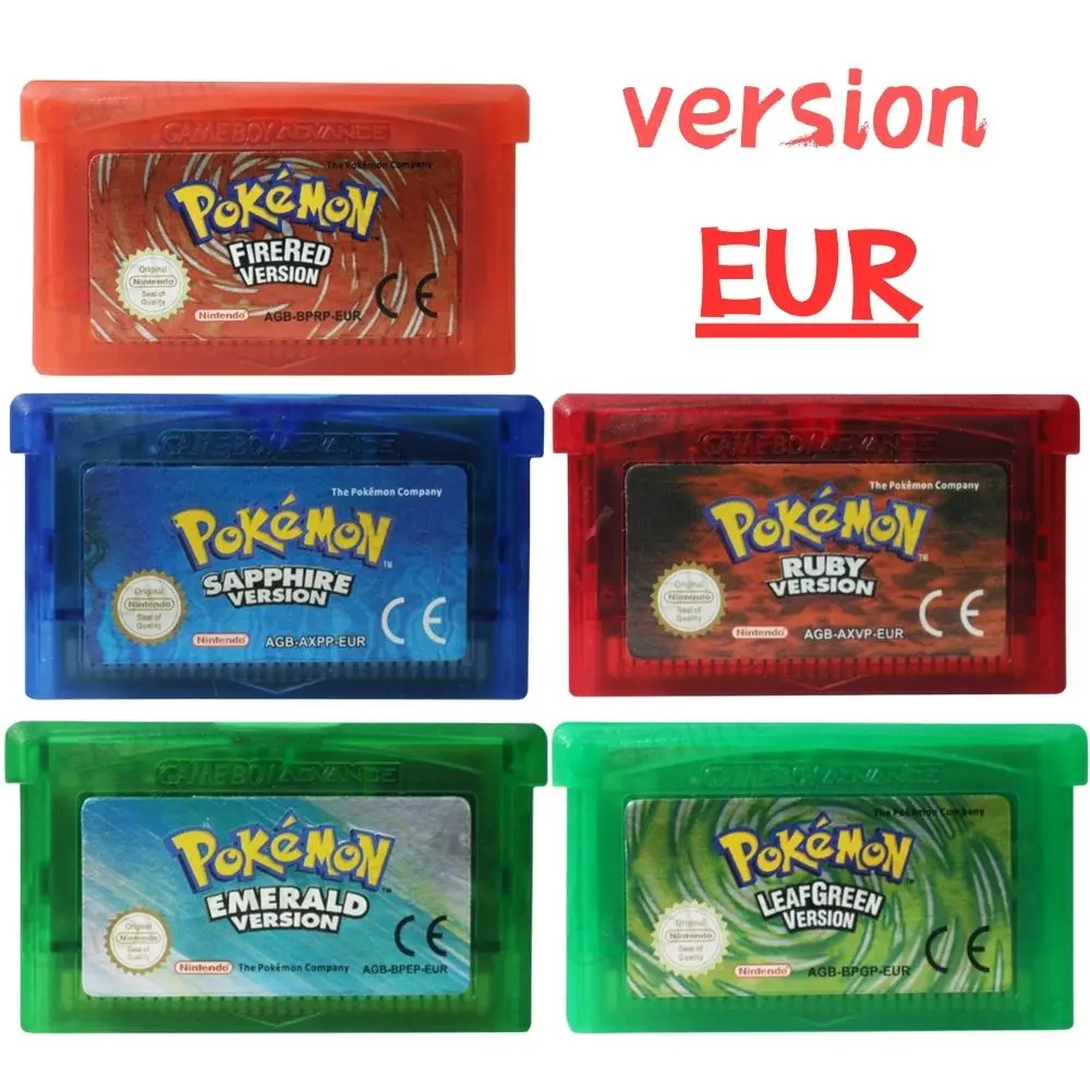 USA/EUR Version GBA Series 32-bit Video Game Cartridge Console Card ...