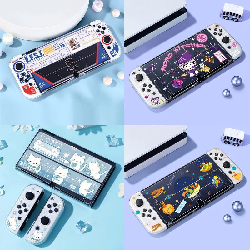 Transparent-PC-Hard-Clear-Crystal-Shell-Protector-For-Nintendo-Switch ...