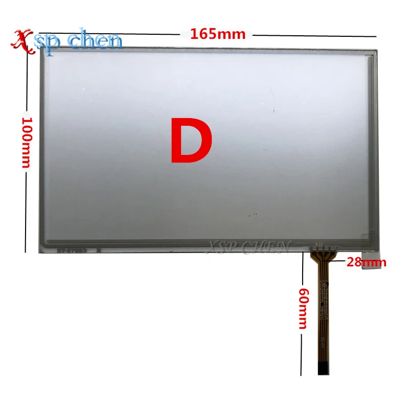 Painel de tela de toque manuscrito para carro, navegação GPS, dvd, 7 ...