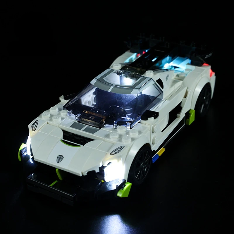 Led Lighting Kit For Speed 76900 Koenigsegg Jesko Diy Car Toys Building ...