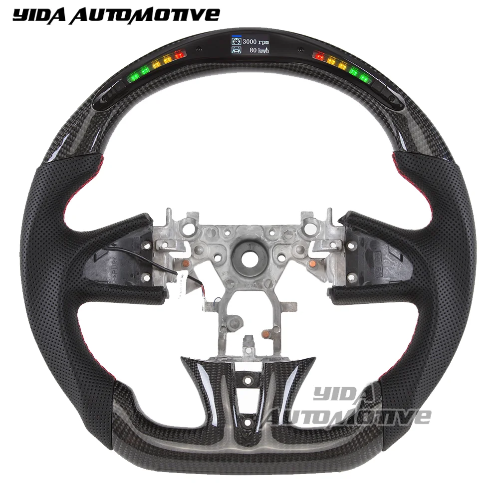Custom-Car-Steering-Wheel-for-Infiniti-q50-exhaust-LED-RPM-Heated ...