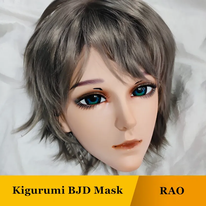 GL-RAO-Resin-Half-Head-Male-Boy-Kigurumi-BJD-Mask-Cosplay-Japanese ...