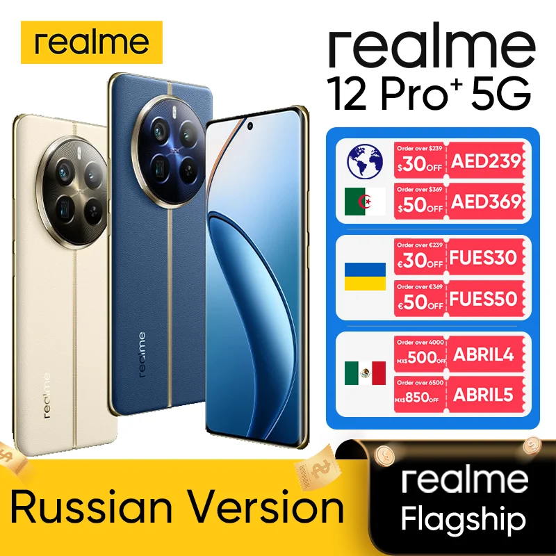 Realme-tel-fono-inteligente-12-Pro-Plus-5G-c-mara-de-retrato-de-64MP ...