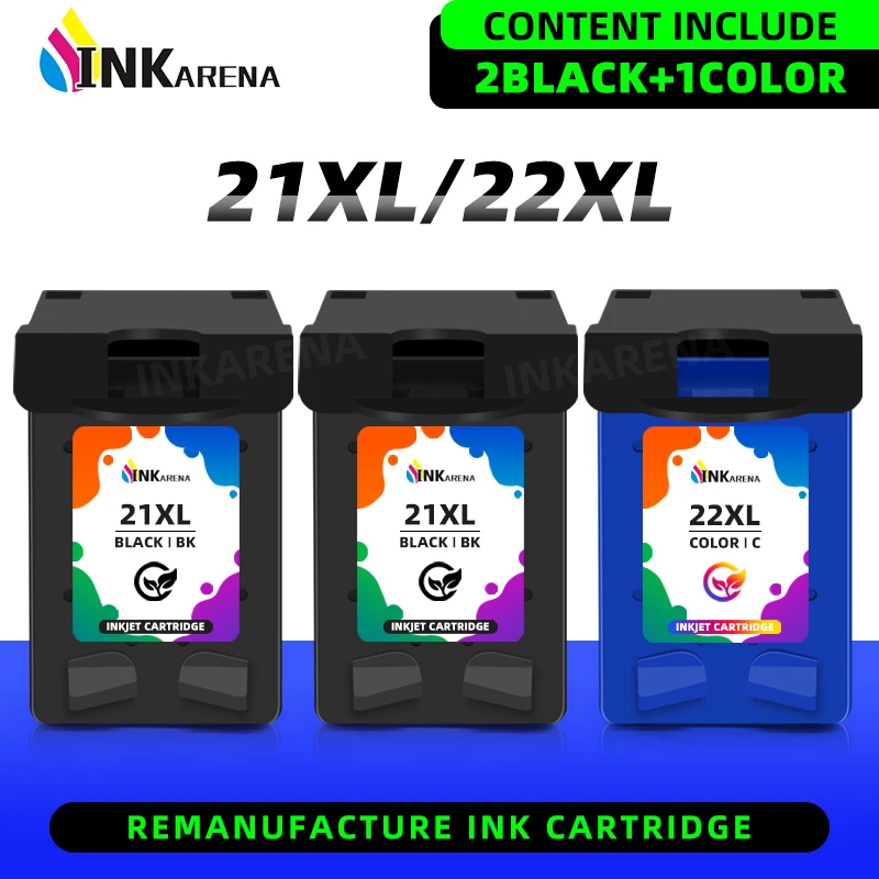 Inkarena-cartuchos-de-tinta-refabricados-para-HP-Deskjet-F2280-F2180 ...