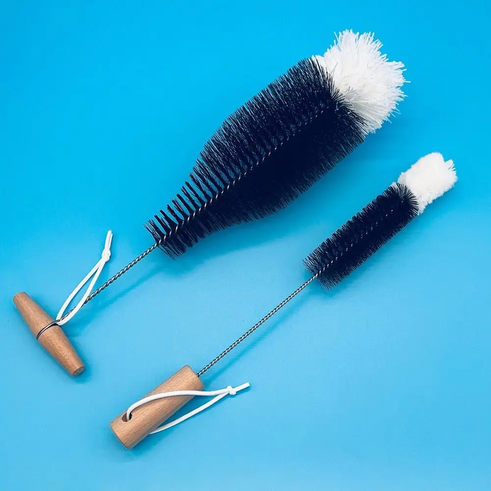Multi-functional Soda Stream Bottle Brush With Beechwood Handle Kitchen ...