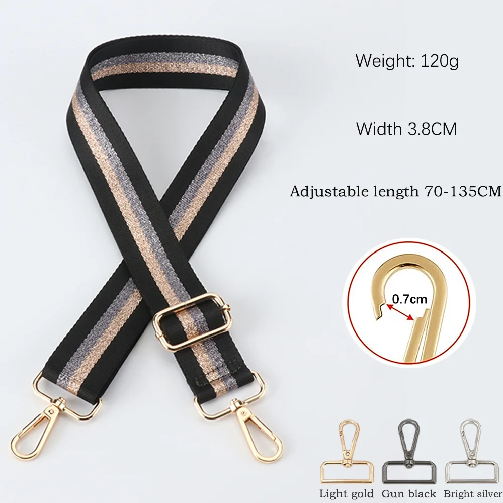 3.8CM Bag Strap Handbag Belt Wide Crossbody Shoulder Bag Strap ...