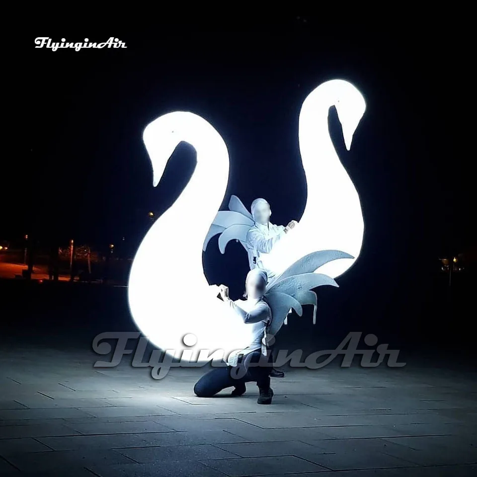 Elegant-White-Walking-Inflatable-Swan-Parade-Performance-Costume-Wearable-Blow-Up-Animal-Balloon ...