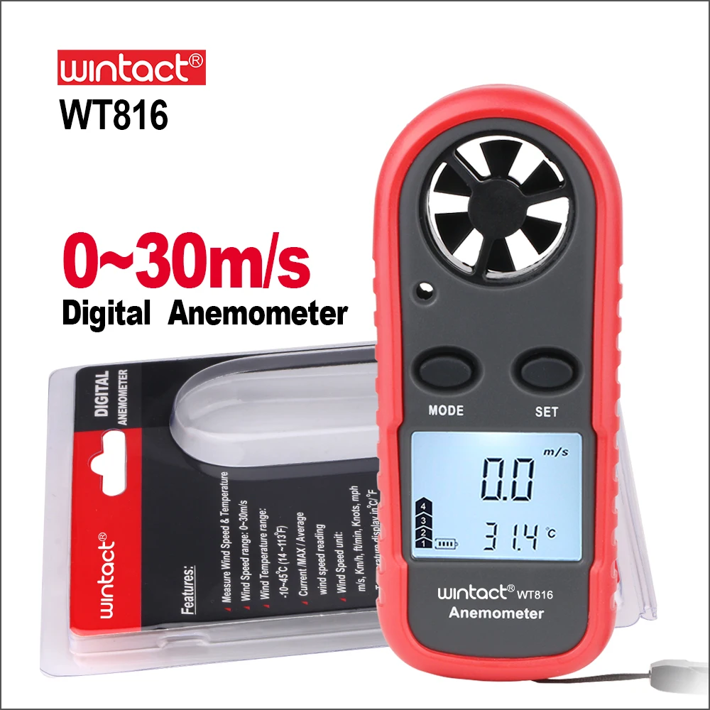 WINTACT-Anemometer-Thermometer-Wind-Speed-Meter-Portable-Handheld ...