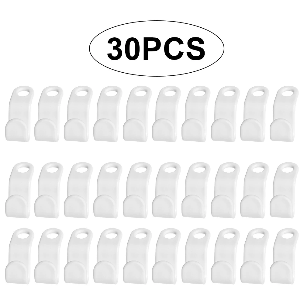 30 60 Pcs Mini Clothes Hanger Connector Hooks Plastic Cascading Organizer Wardrobe Hanger Hooks