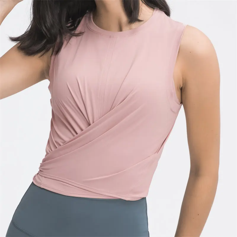 Nepoagym-AMBITION-Lightweight-Tie-Back-Cropped-Women-Workout-Shirts ...