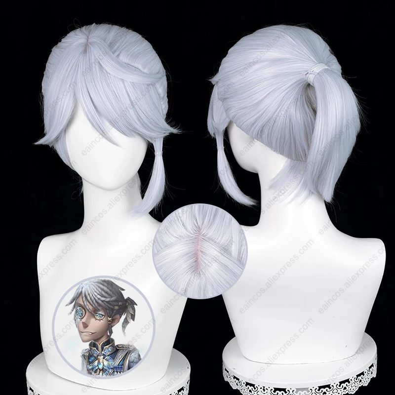 IDV Winter Cicada Luca Cosplay Wig 35cm Long Light Blue Hair Heat ...