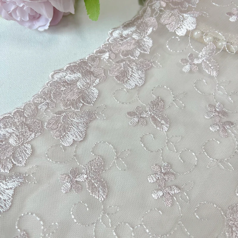 7Yards-18cm-Champagne-Mesh-Lace-Trim-DIY-Garment-Needlework-Sewing ...