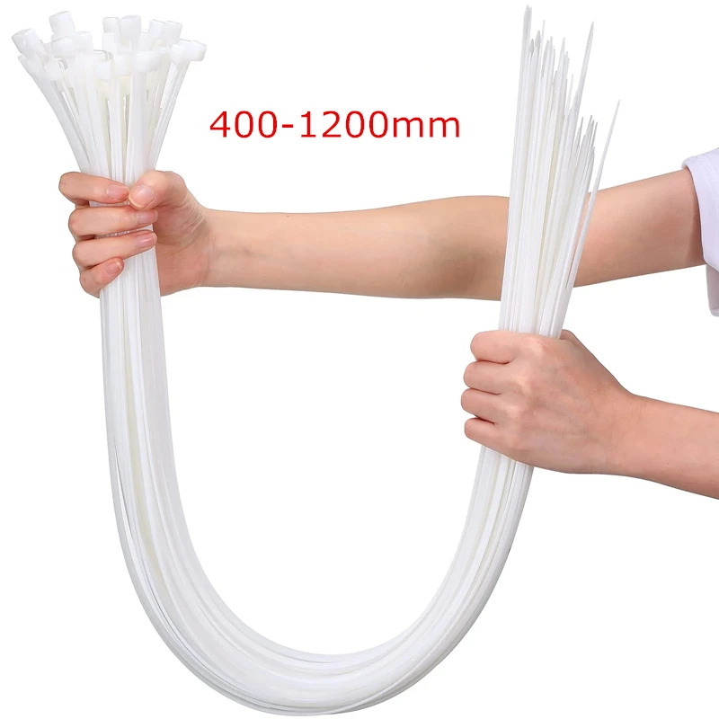 W-10mm-100Pcs-L400-1000mm-GB-White-Self-locking-Nylon-Industrial-Cable ...