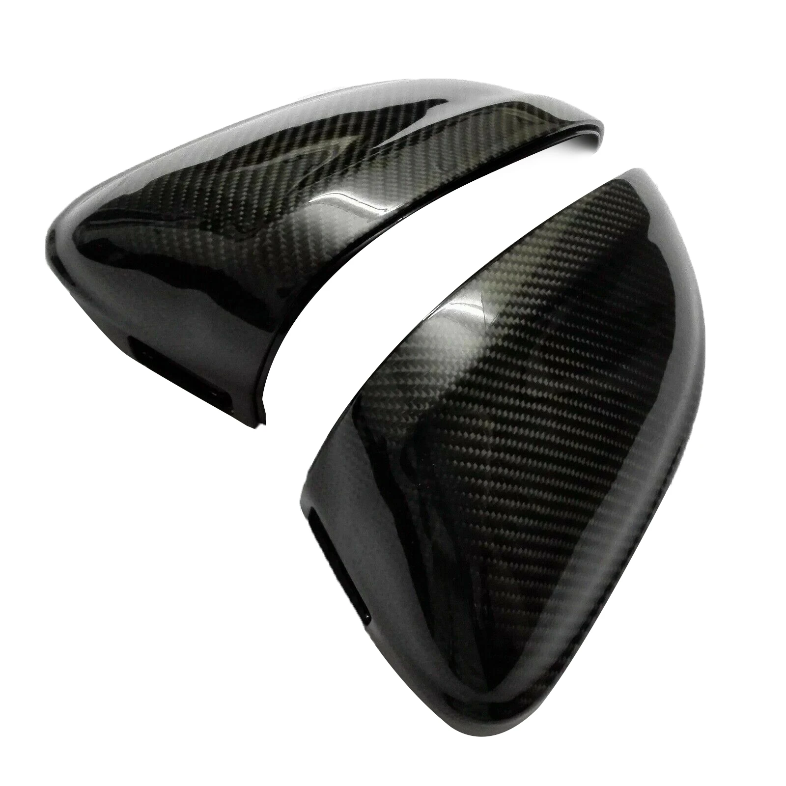 Carbon-Fiber-Mirror-Cover-W-Side-Assist-Car-Exterior-Rear-View-Reverse ...