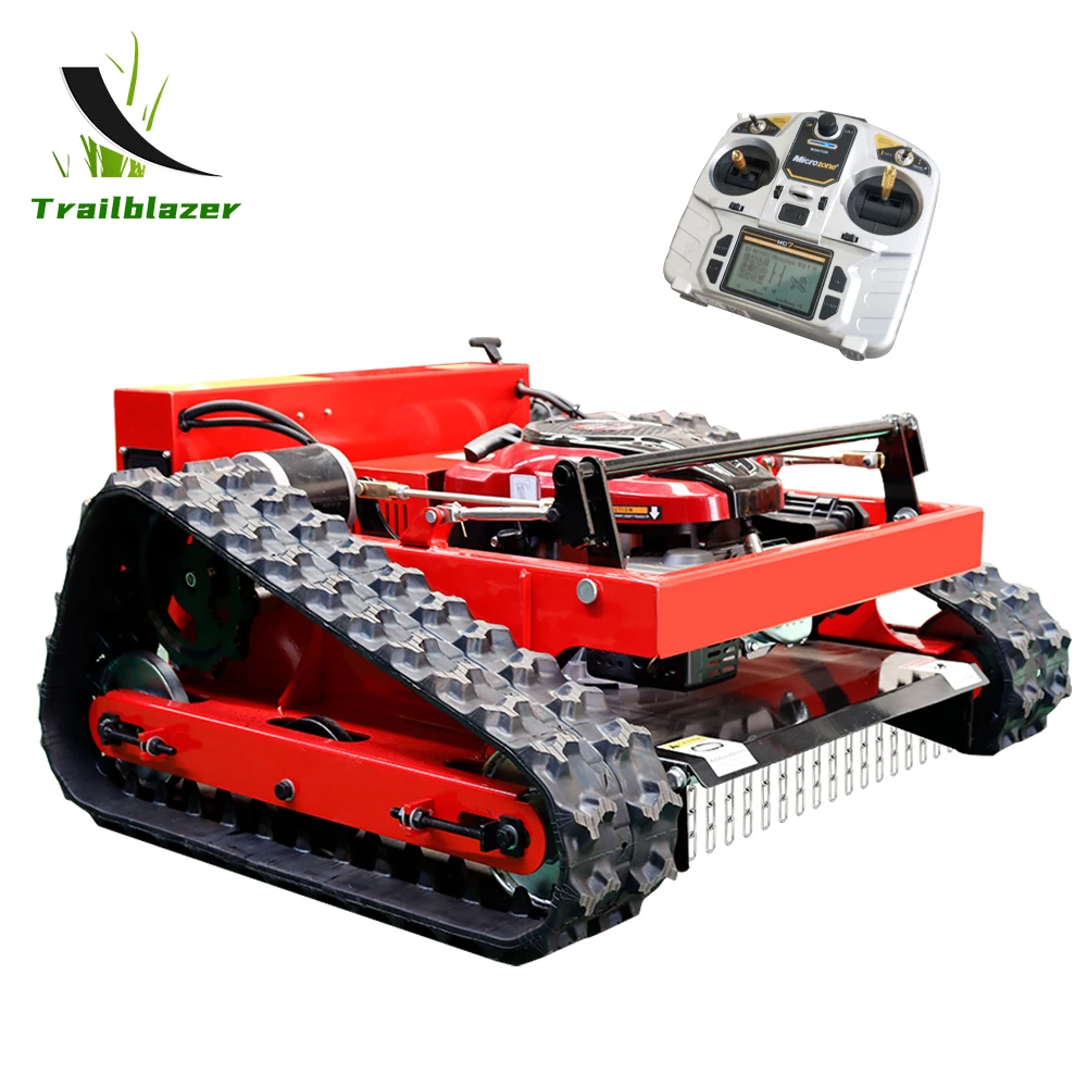 Gasoline Mower Remote Control Grass Cutting Machine Cordless Self ...