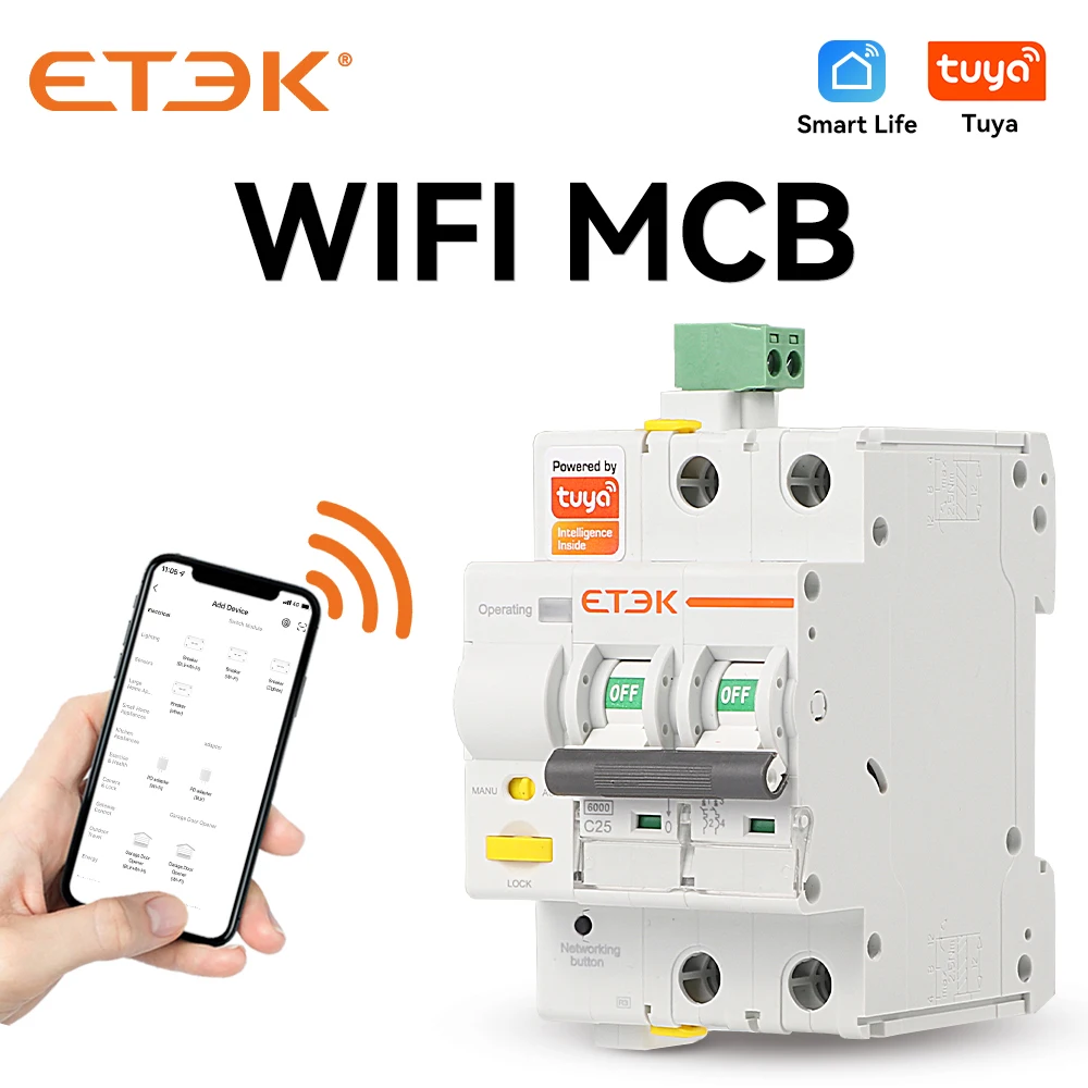 ETEK-Tuya-WIFI-Smart-Circuit-Breaker-MCB-Smart-Life-Remote-Control ...