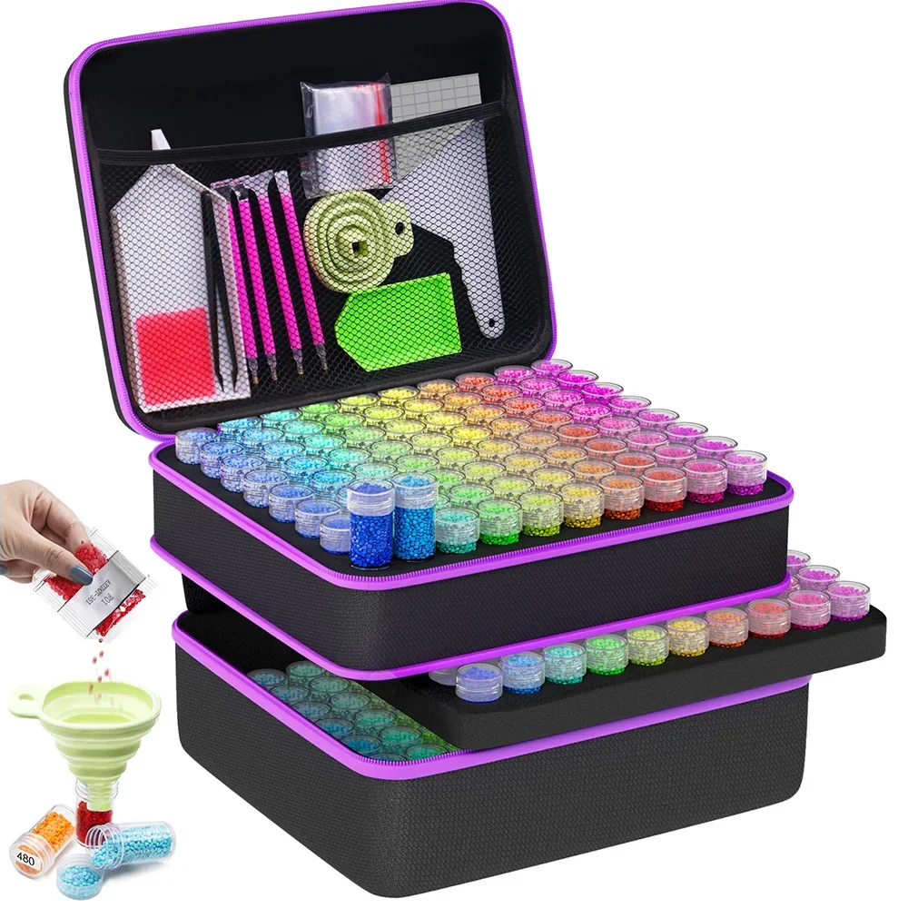 ARTDOT-5D-DIY-Diamond-Painting-Storage-Boxes-240-Slots-Bead-Storage ...