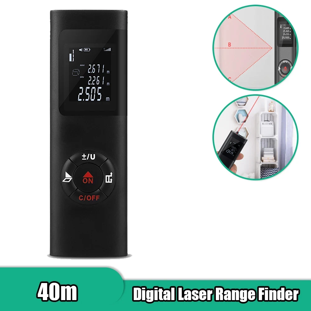 40m-Portable-Miniature-Laser-Rangefinder-Rangefinder-Charging-Laser ...