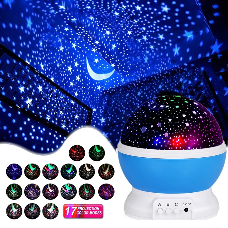 Starry-Galaxy-Projector-Night-Light-LED-Rotating-Table-Lamp-Children ...