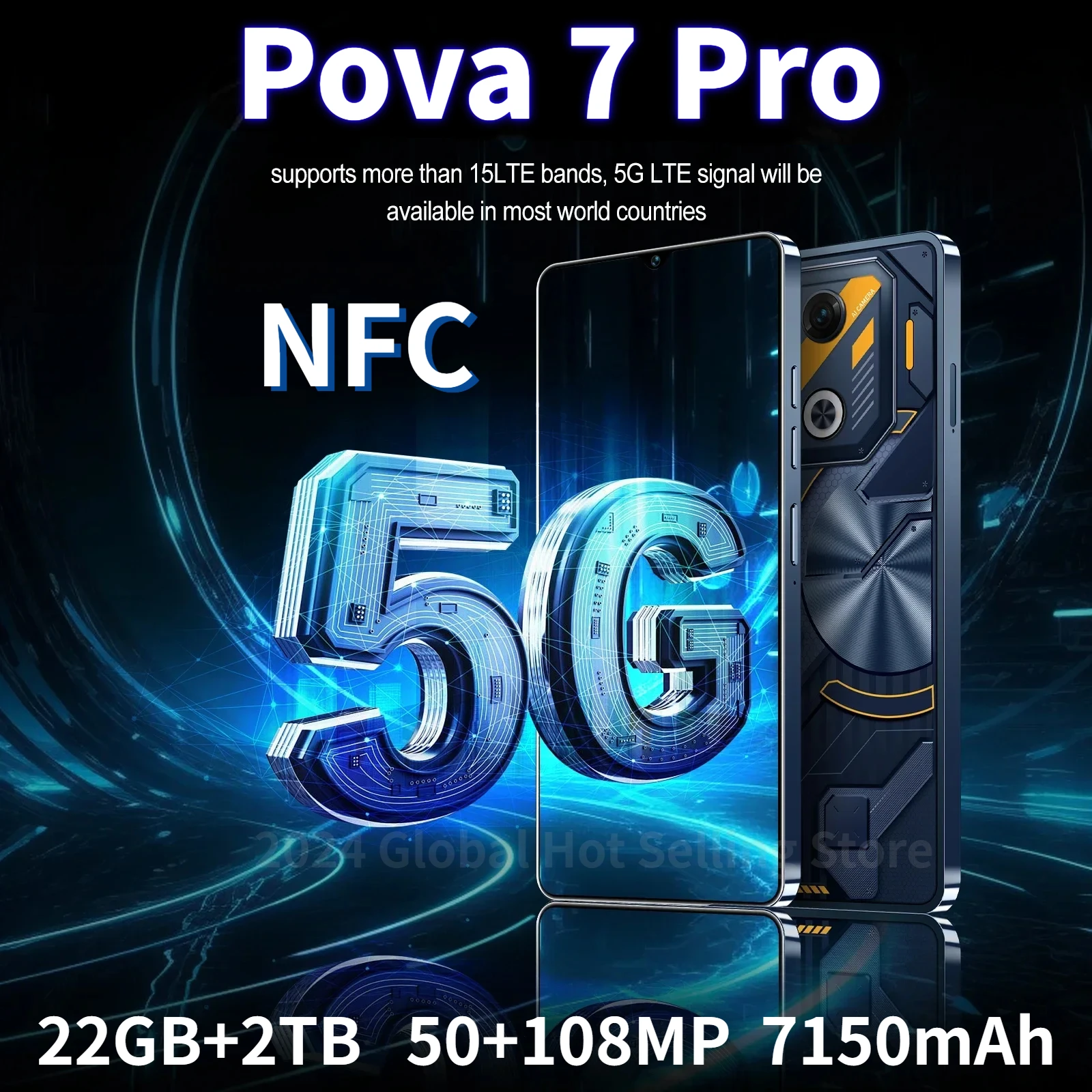 POVA-tel-fono-inteligente-7-Pro-versi-n-Global-Smartphone-Original-de-7 ...