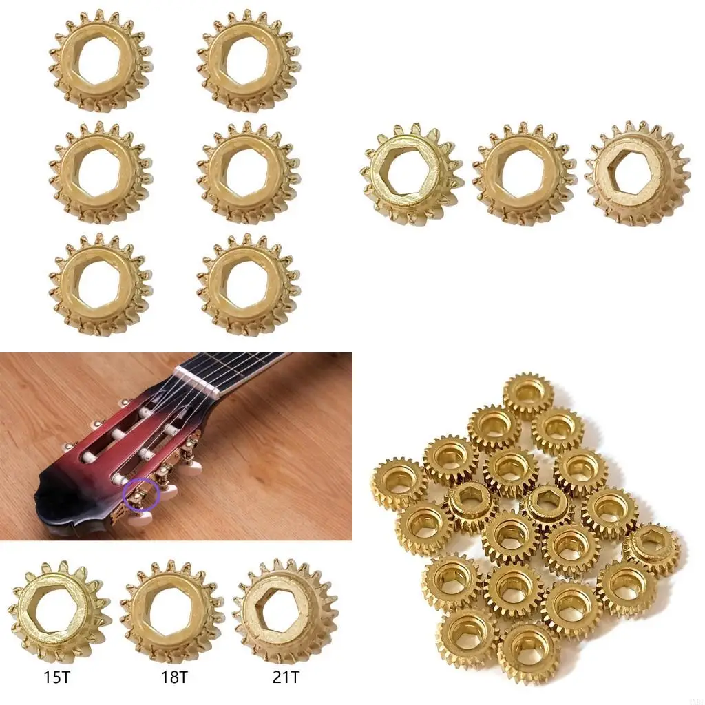 6 Pack Iron Guitar Tuning Gears Iron Guitar Gear Replacement for Guitar ...