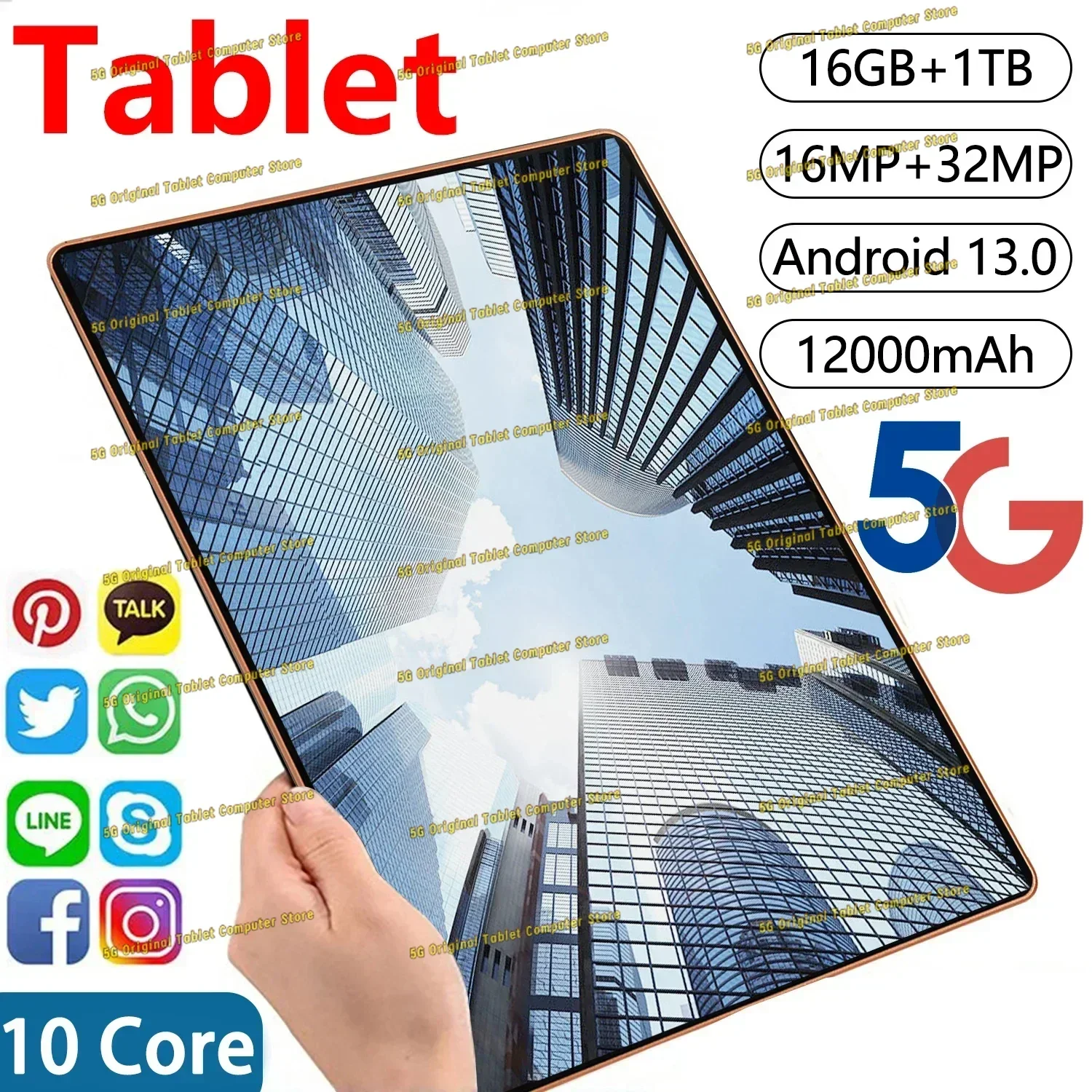 Tableta-con-red-de-2024-pulgadas-Tablet-con-Android-11-6-16GB-de-RAM ...