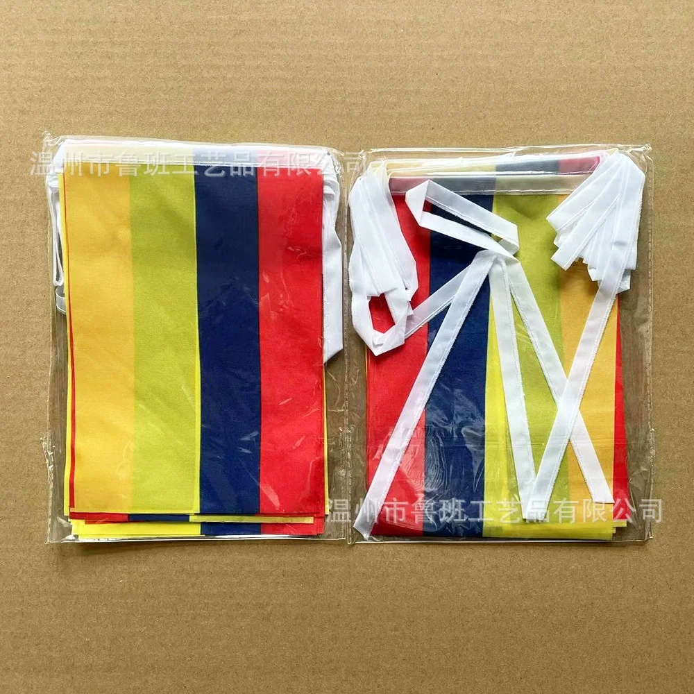 BANDERA TIKI 20 unids/lote banderines de Colombia banderines 14x21cm ...