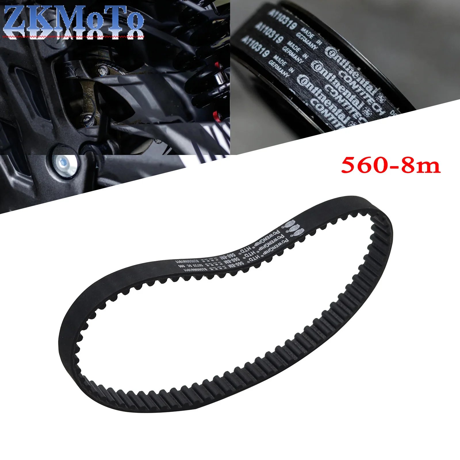 Electric Motorcycle 8M 560 Original Transmission Belt Drive Belt For ...