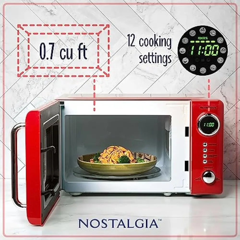 Nostalgia Electrics Limited Edition Retro Microwave