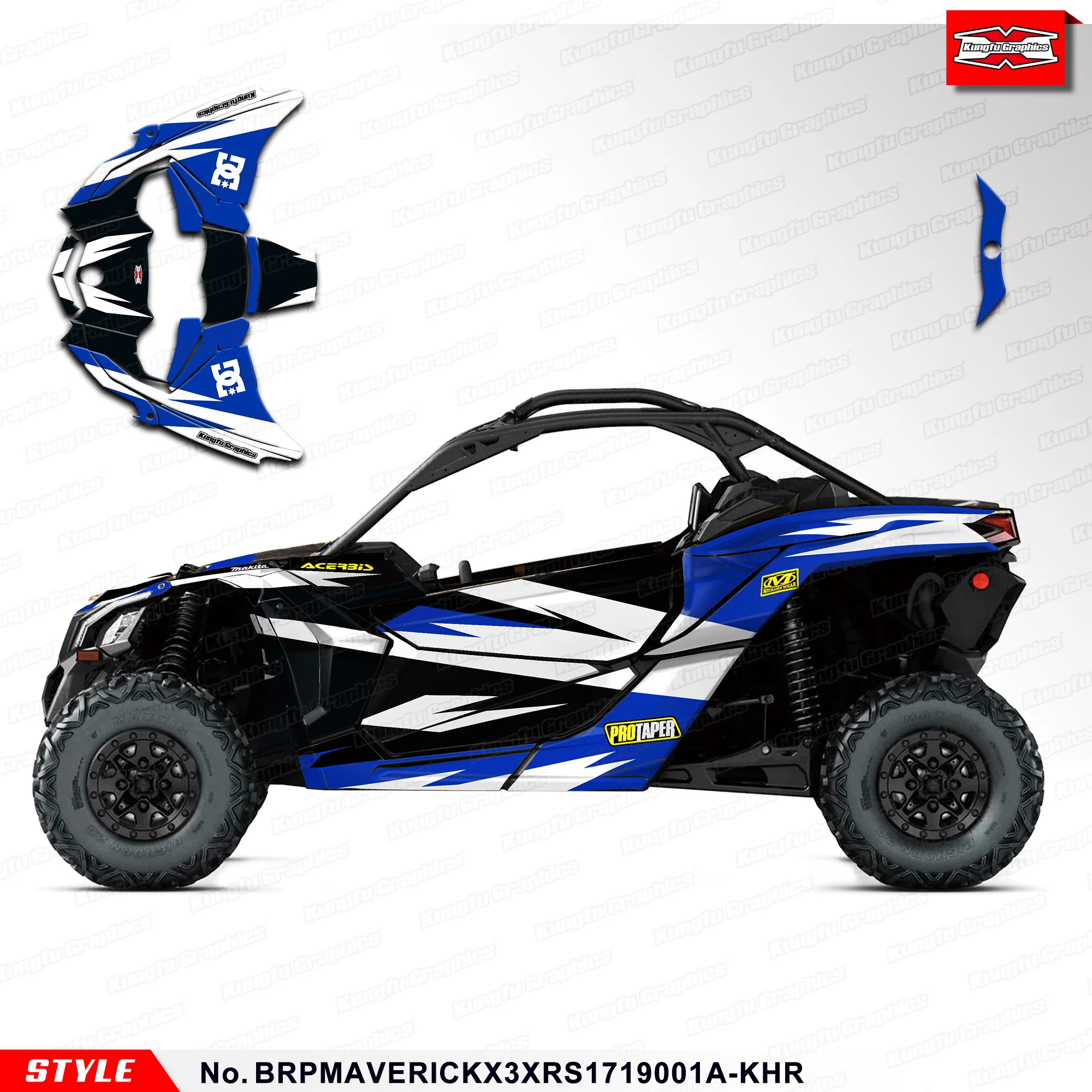 KUNGFU-GRAPHICS-Custom-Stickers-UTV-Wrap-Deco-Kit-for-CAN-AM-MAVERICK ...