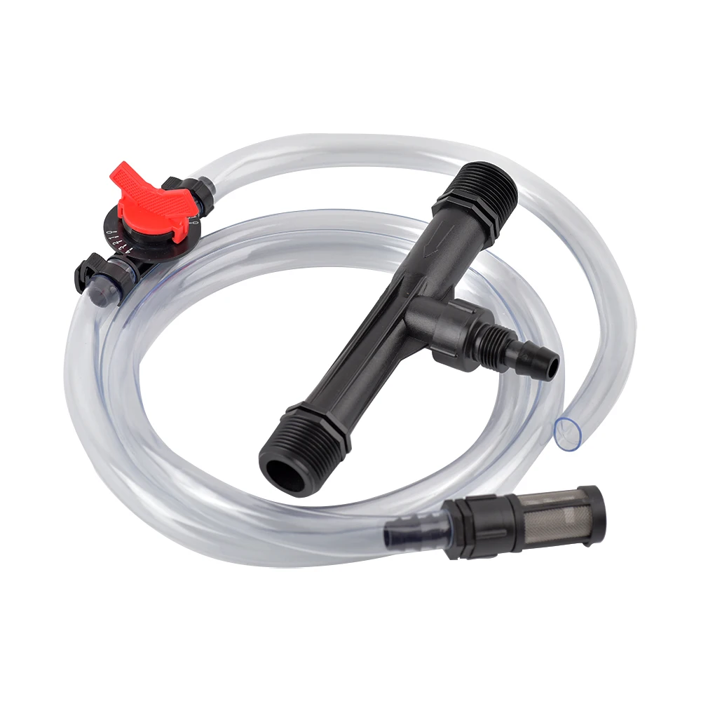 Agriculture Venturi Fertilizer Injector kit 1/2" 3/4" 1" 1.5" Thread Farm Fertilization Hose Tap ...