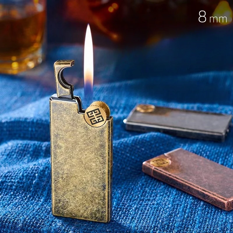 2023-Metal-Slim-Inflatable-Lighter-Upgrade-Edition-Grinding-Wheel ...