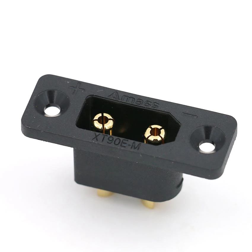 Black XT90E-M Battery Connection Plug Gold-Plated Male Connector DIY ...