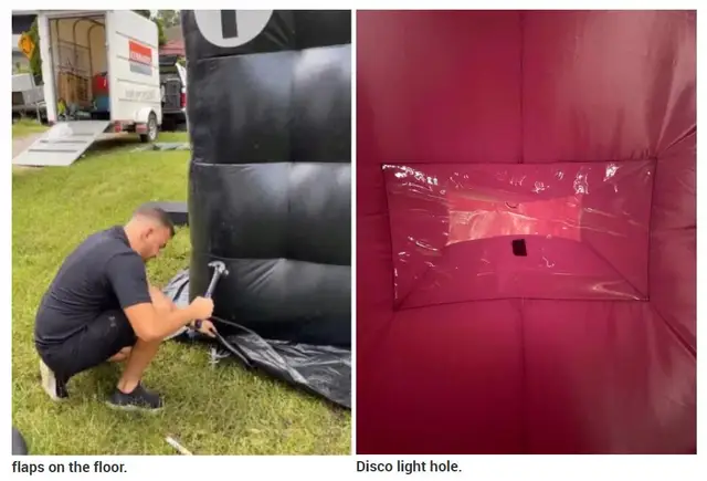 Commercial Custom Portable LED Disco Lighting Mobile Night Club Tent ...