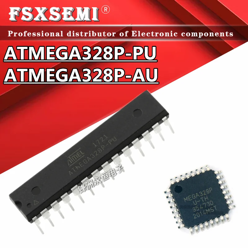 1pcs ATMEGA328P-PU ATMEGA328P U DIP-28 MEGA328P U-TH ATMEGA328P-AU TQFP ...