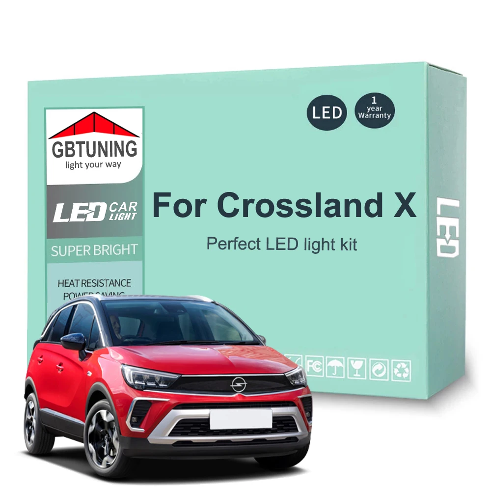 13Pcs-Light-Bulb-Kit-For-Vauxhall-Opel-Crossland-X-2017-2018-2019-2020 ...