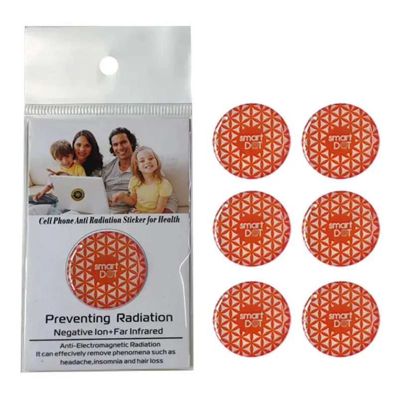 6Pcs Anti Radiation Protection Stickers EMF EMP EMR Protection Shield ...