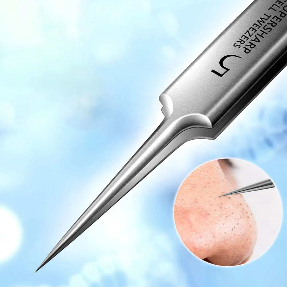Ultra-fine-No-5-Cell-Pimple-Blackhead-Clip-Tweezer-Beauty-Salon-Special ...