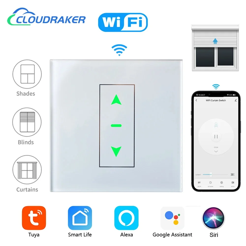 Tuya-WiFi-Smart-Touch-Button-Switch-Connected-Electric-Curtains-Blinds ...