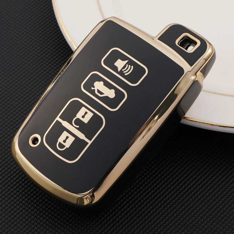 TPU Car Remote Key Case Cover for Toyota Avalon Camry Corolla RAV4 ...