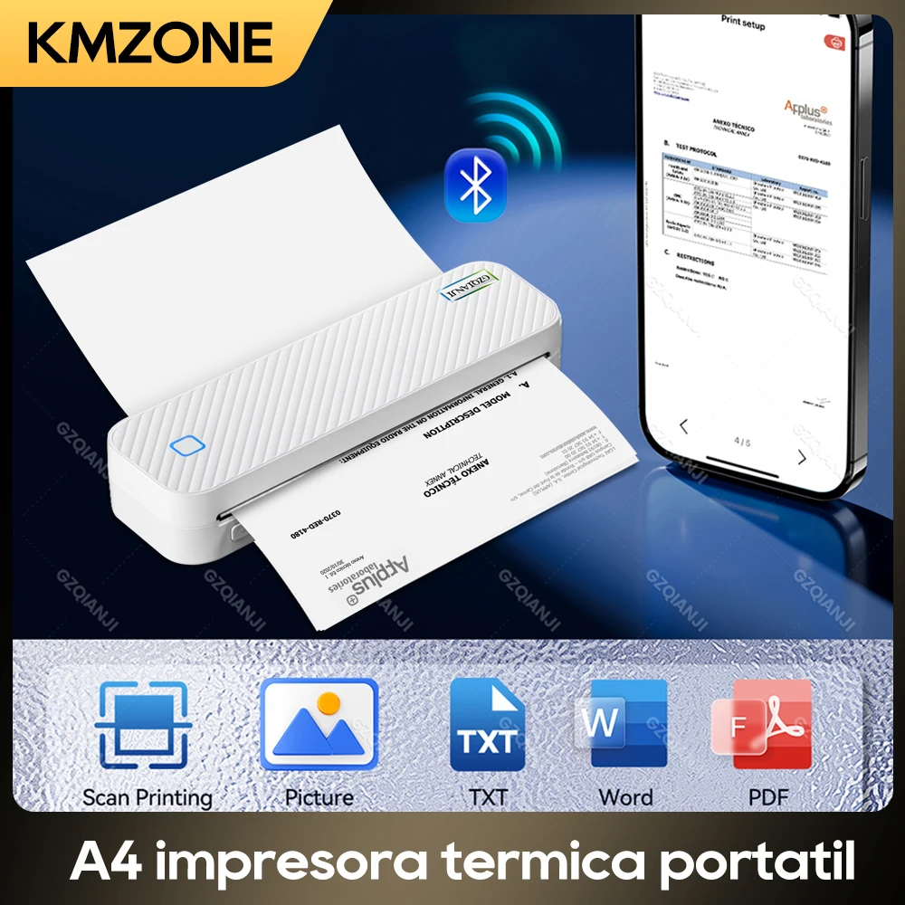 A4-Mini-Thermal-Printer-Tattoo-Copier-Stencil-Printer-Transfer-Paper-Portable-Wireless-A4-Paper ...