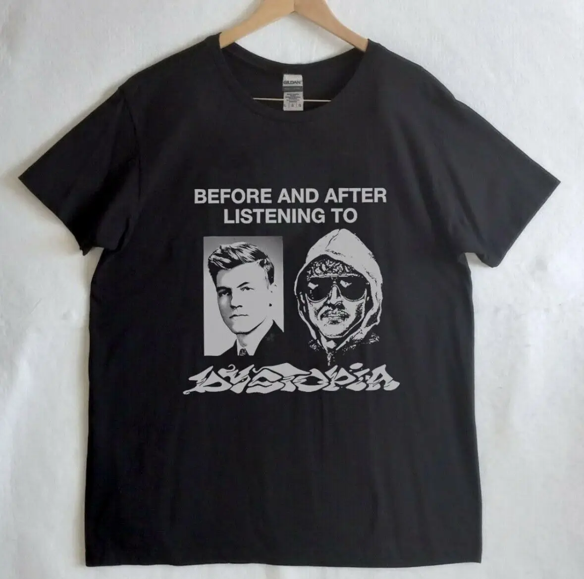 Before-And-After-Dystopia-Band-T-Shirt-Crust-Punk-Vintage-Grind-Disrupt ...