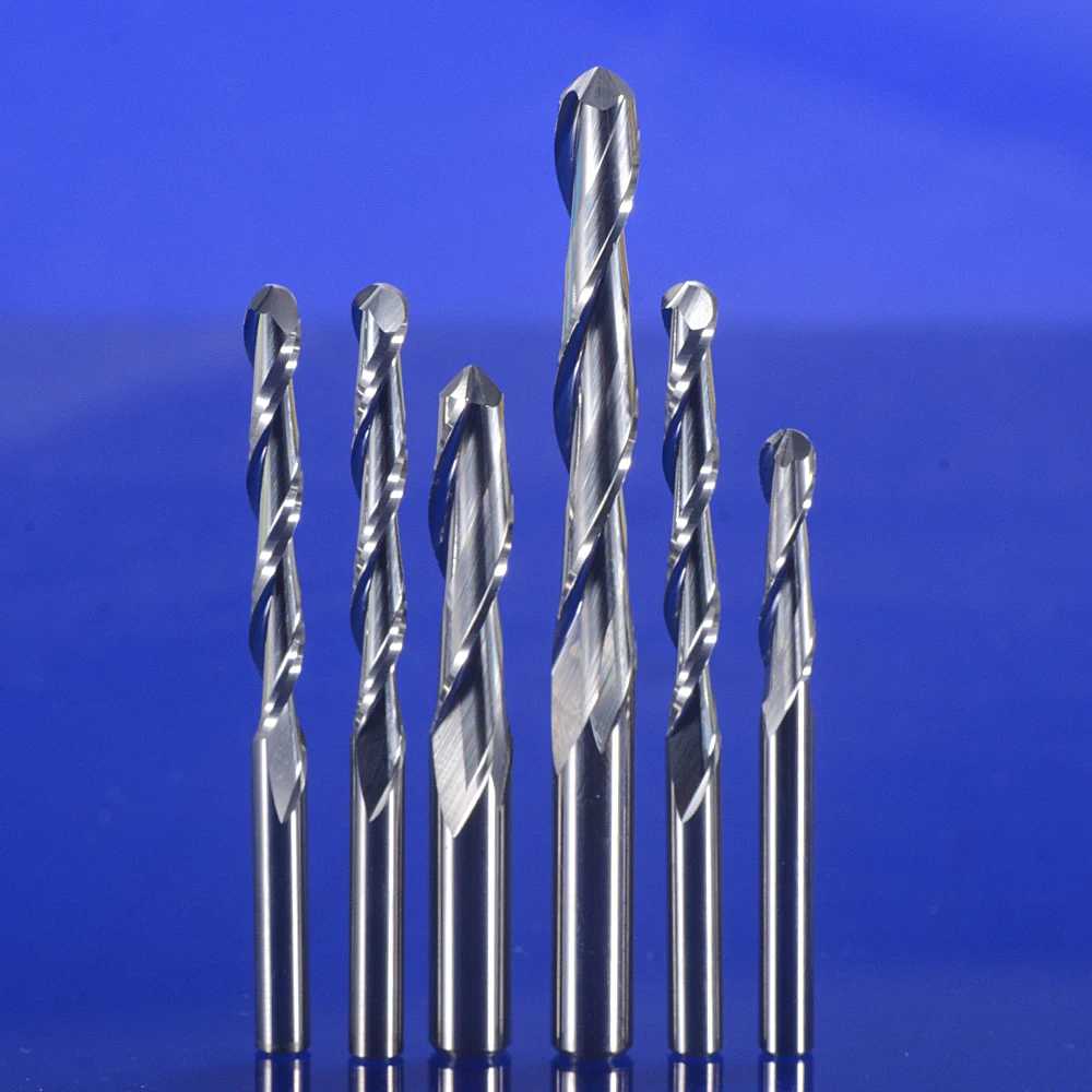 1Pcs-Two-Flutes-Milling-Cutter-Carbide-Ball-Nose-End-Mill-3-175mm-4mm ...