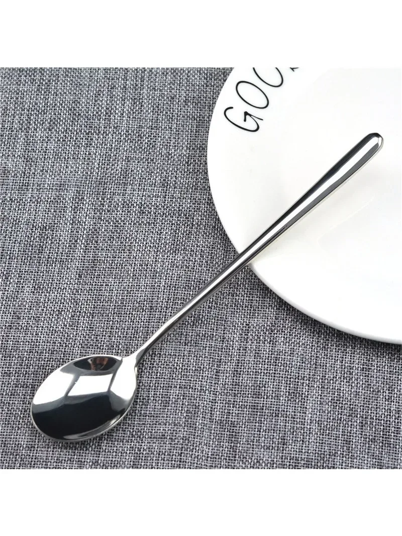 Korean-non-magnetic-stainless-steel-spoon-Korean-hollow-handle-soup ...