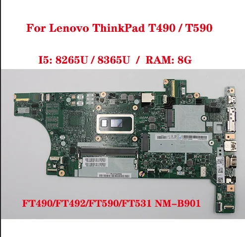 Hot-FT490-FT492-FT590-NM-B901-For-Lenovo-ThinkPad-T490-T590-laptop ...