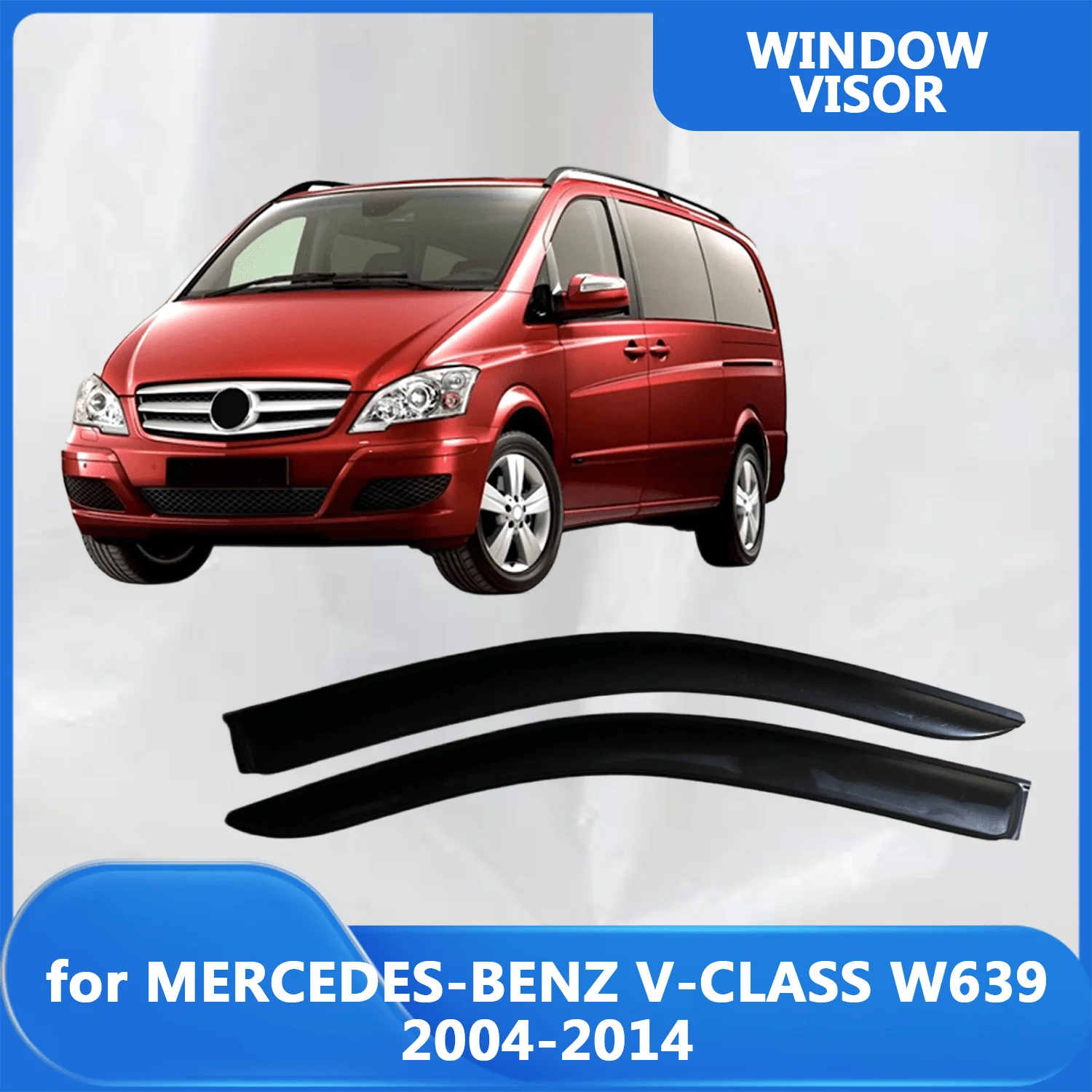 Window Visor for MERCEDES-BENZ V-CLASS W639 2004-2009 2010 2011 2012 ...