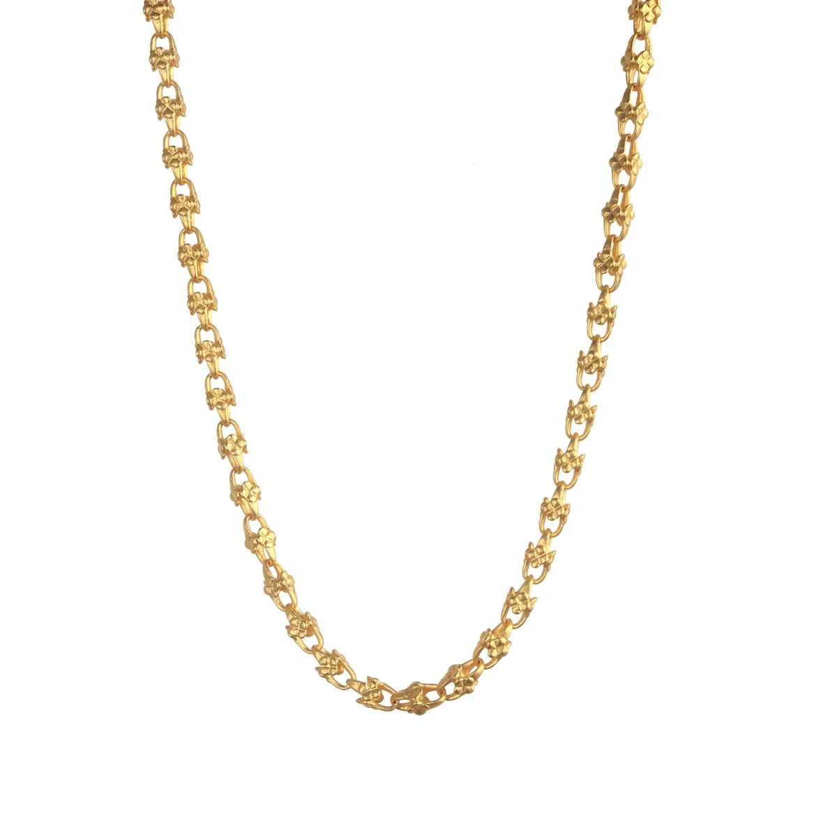 Gold Color Chain Necklaces For Men Women Girls Dubai Africa Party ...